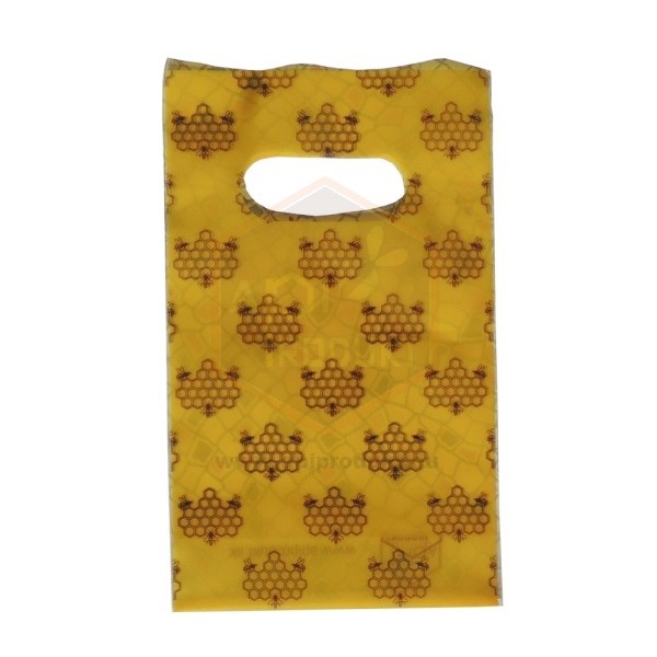 Plastové tašky s potlačou na 500 g medu, 25 ks | Včelárske potreby a ...